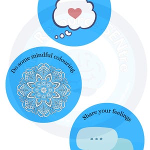 Inside Out 2 Calm Down Corner | Inside Out 2 Emotions Display Board ...