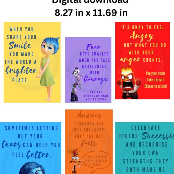 Inside Out 2 Poster Download - Etsy