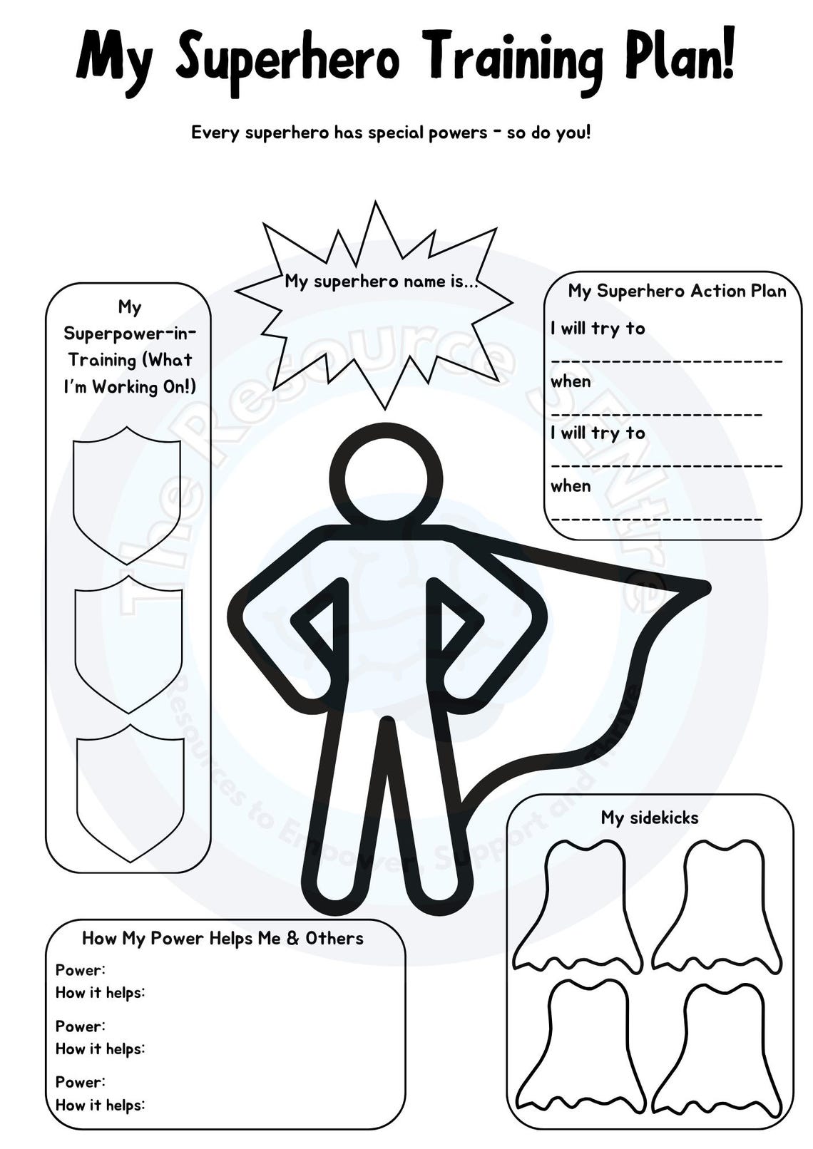 Superhero Social Skills Bundle | SEN Strengths Behaviour Worksheets ...