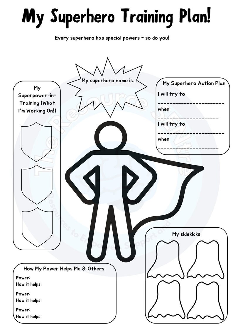 Superhero Social Skills Bundle | SEN Strengths Behaviour Worksheets ...