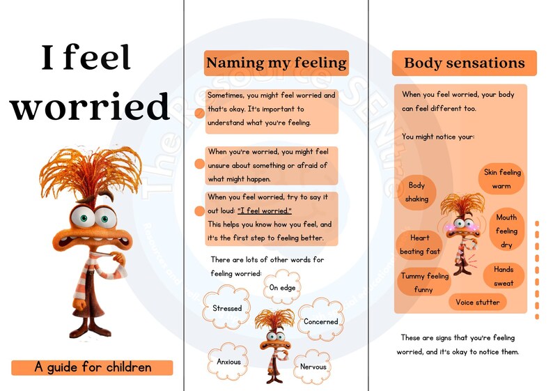 Inside Out 2 Emotion Guides: Coping Strategies Leaflets (digital ...