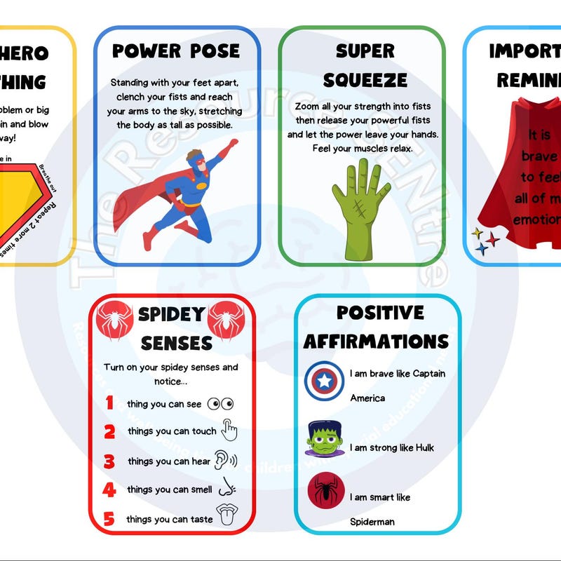 Superhero Cards - Etsy