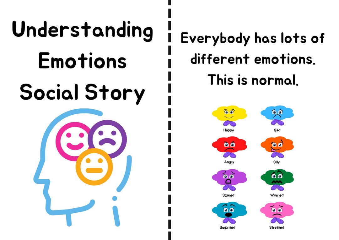 Understanding Emotions Social Story | Autism Support | Emotional ...