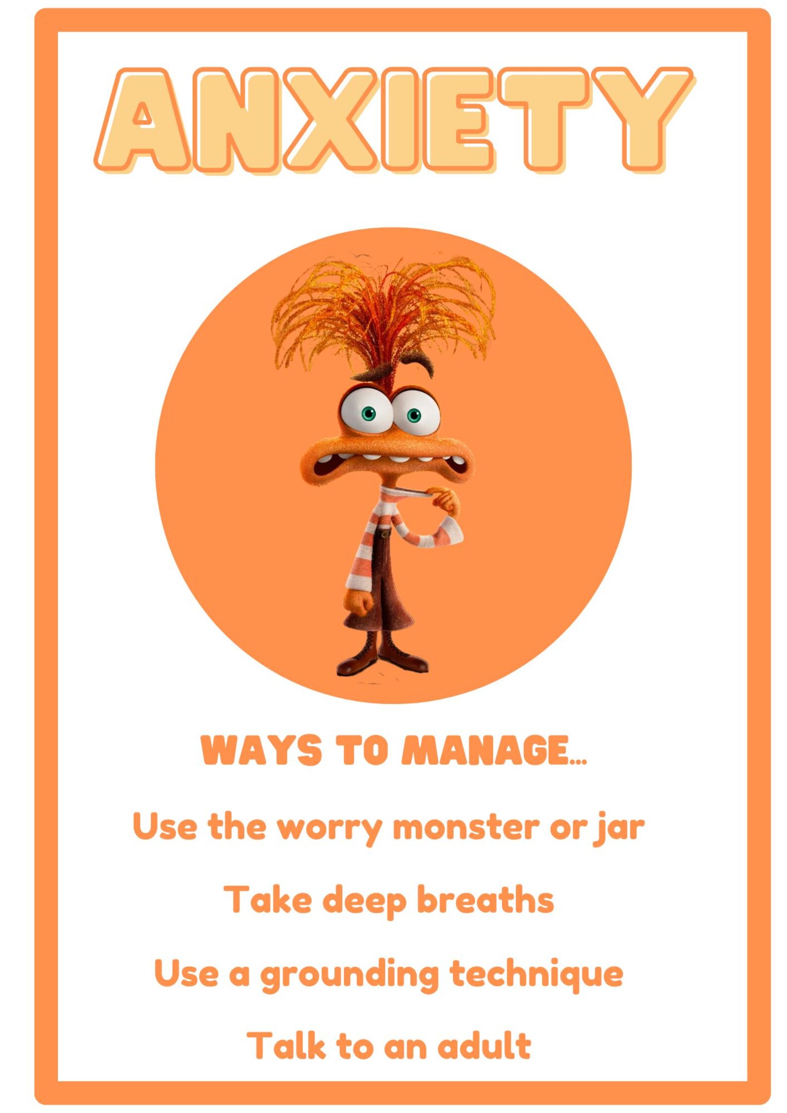 Inside Out 2 Emotions Display Board: Coping Strategies (A4 PDF) - Etsy