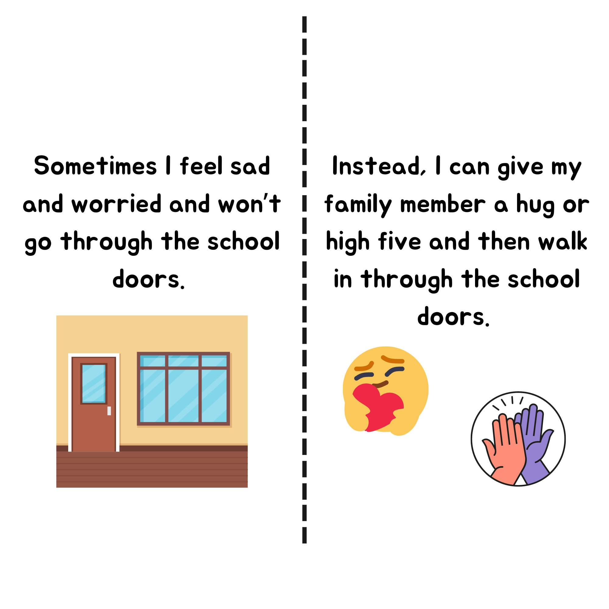 Coming to School Social Story | School Refusal | School Avoidance ...