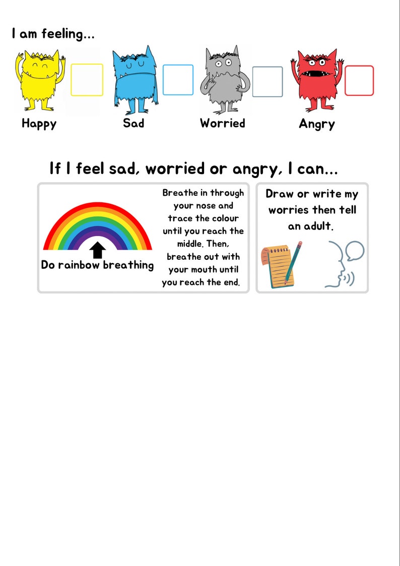 Hitting Social Story Reward Chart Coping Strategies and Brain Breaks - Etsy