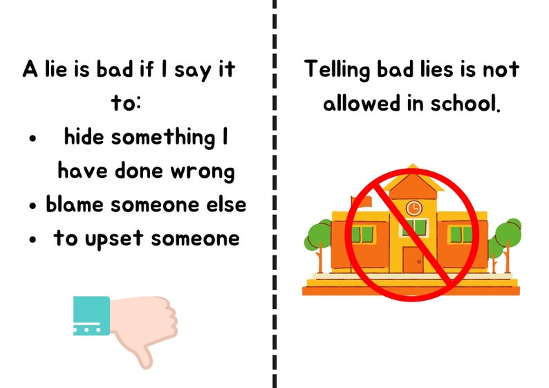 Telling Lies Social Story | Lying Social Story | Child Lying | Child ...