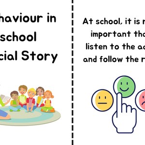 Behaviour in Class Social Story | Behaviour Management in School | Good ...
