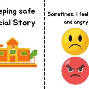 Keeping Safe Social Story: Classroom Behaviour Management - Etsy
