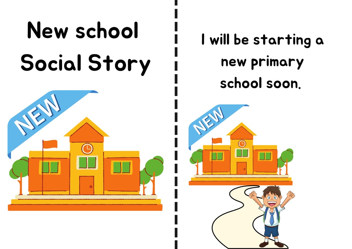 New School Social Story | Changing Primary School Social Story ...