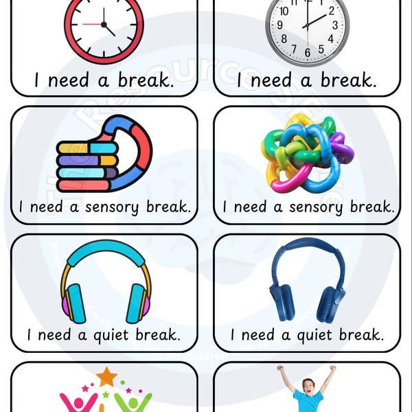 I Need a Break Visual - Etsy