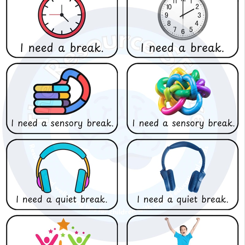 I Need a Break Visual - Etsy