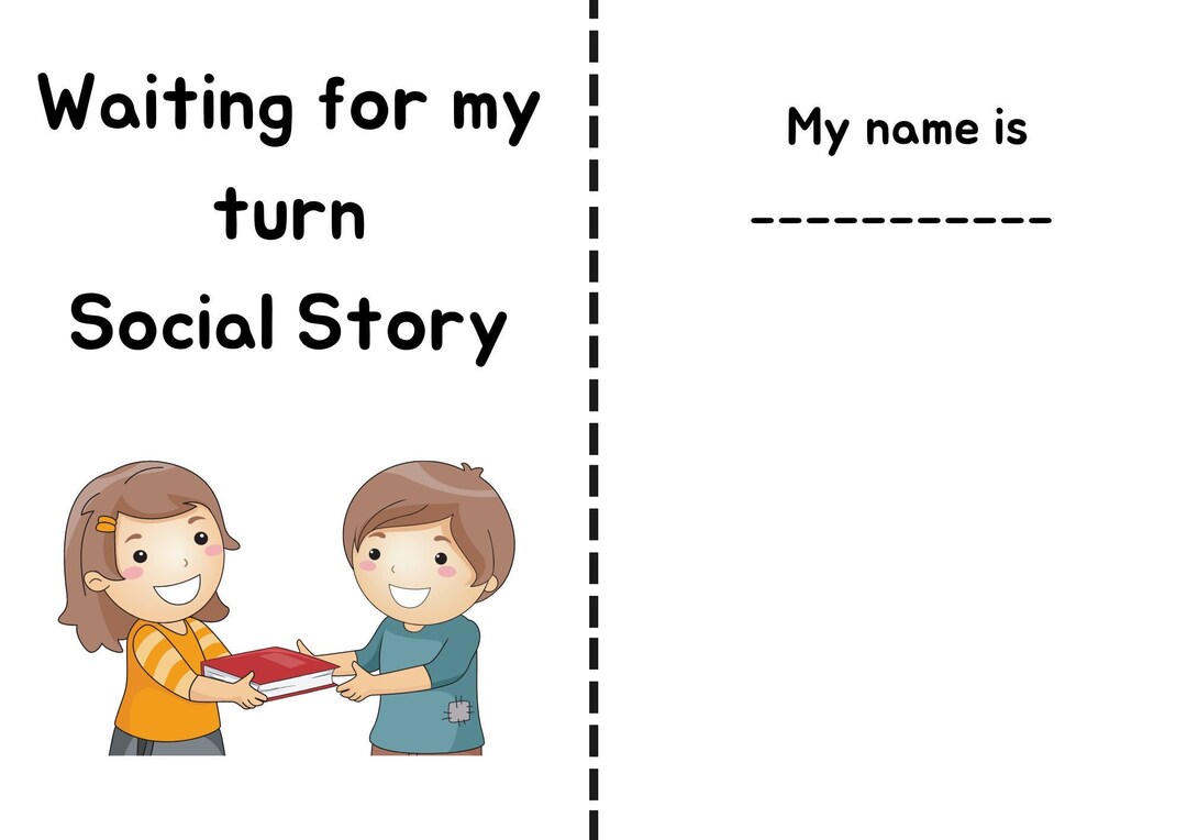 Taking Turns Social Story Bundle: School Edition (digital Download) - Etsy