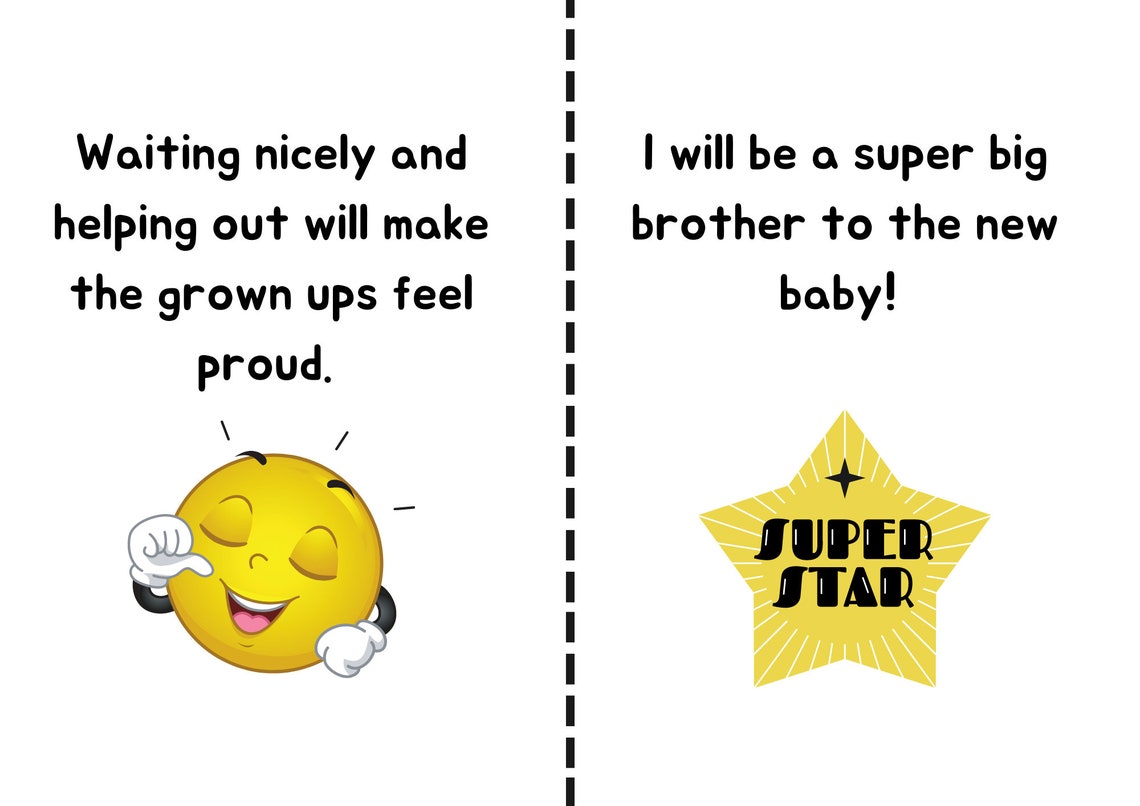 New Baby Social Story Customised - Etsy