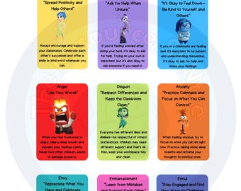 Inside Out 2 Classroom Rules - Etsy