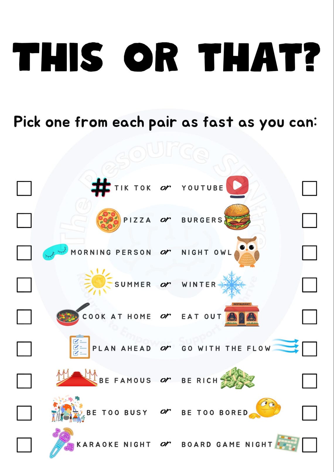 Teen Therapy Icebreaker Games | Conversation Starters, Counselling ...