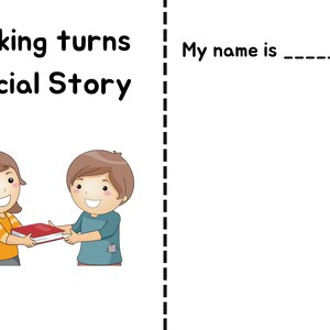 Taking Turns Social Story Bundle: School Edition (digital Download) - Etsy