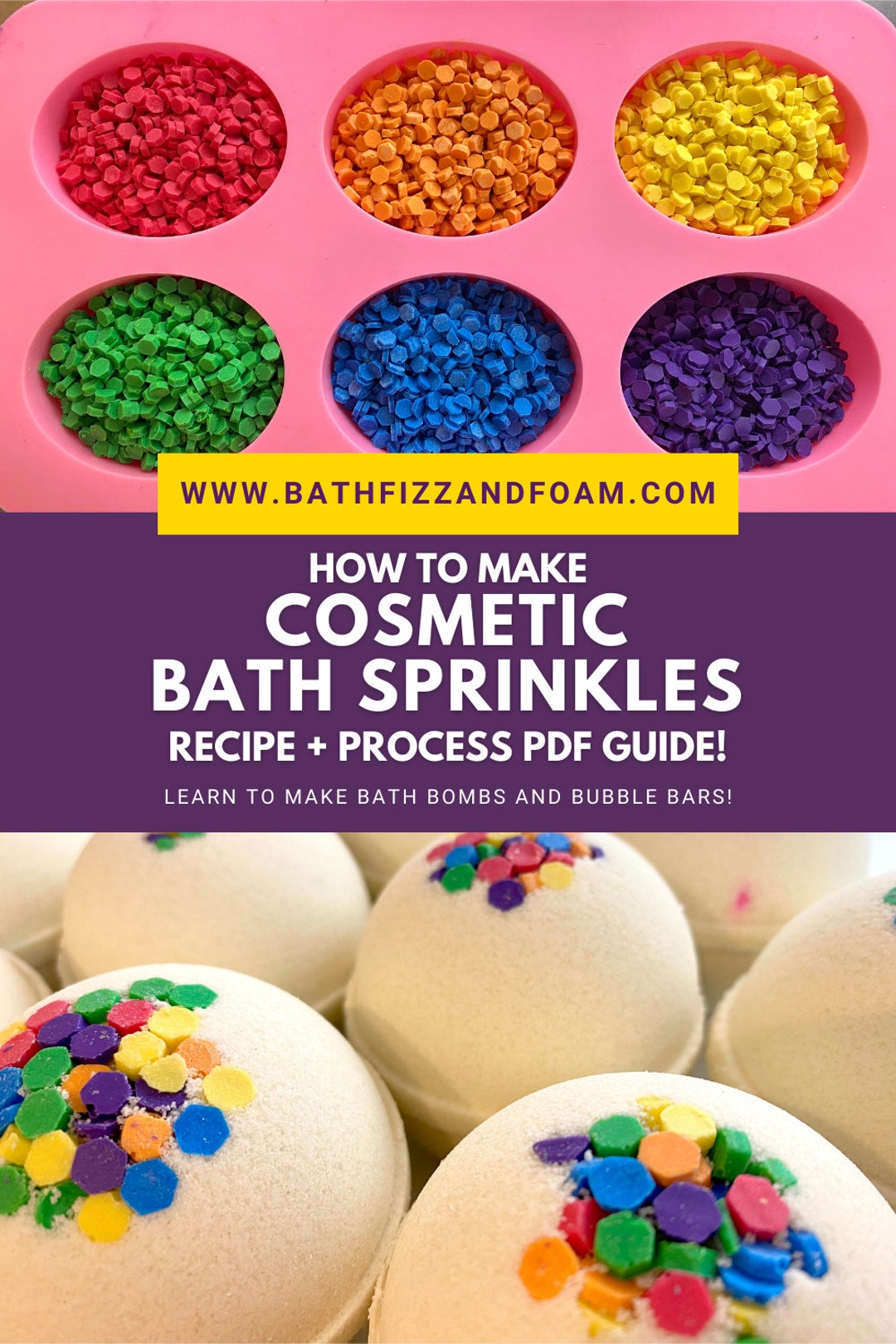 Cosmetic Bath Sprinkles! Make Cosmetic-safe, Sugar-free Sprinkles for ...