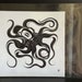 Native Northwest Coast Tlingit Octopus Giclee Print - Black, Right ...