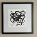 Native Northwest Coast Tlingit Octopus Giclee Print - Black, Right ...