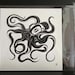 Native Northwest Coast Tlingit Octopus Giclee Print - Black, Left ...