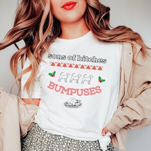 Sons of Bitches Bumpuses Funny Christmas T-shirt, A Christmas Story ...