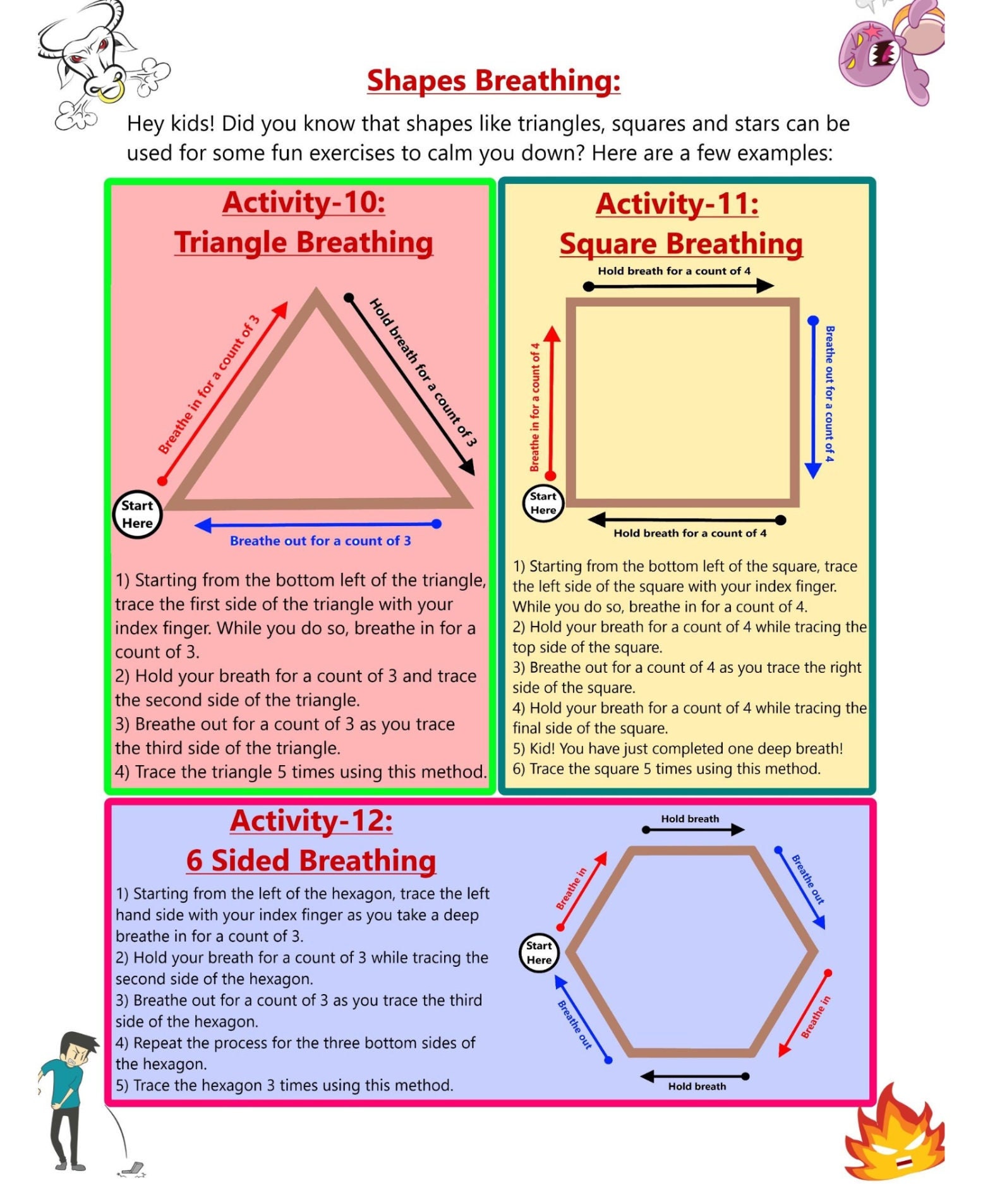 Anger Management for Kids 45 Page Digital Guide, ABC Book of Anger ...