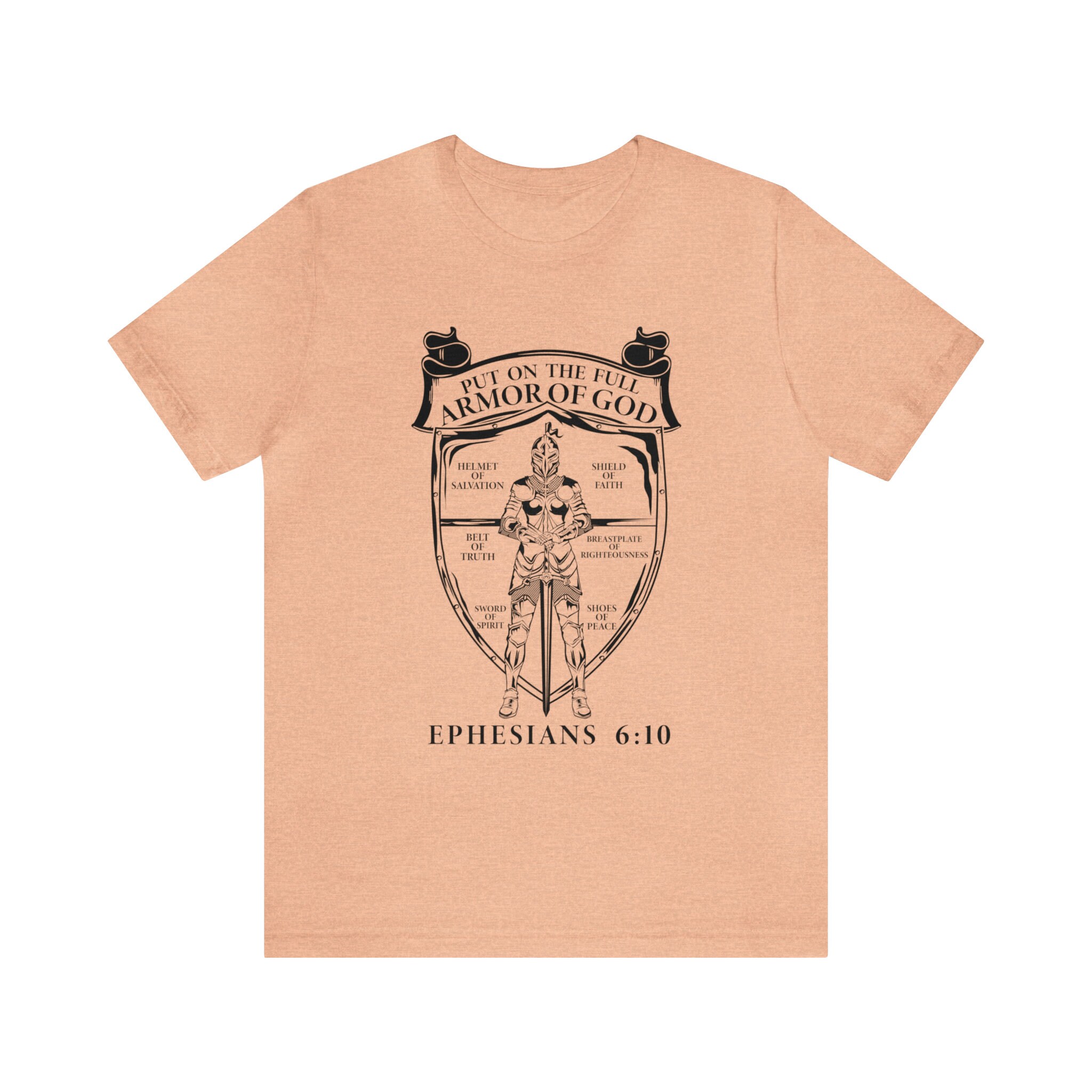 Put On The Full Armor Of God T Shirt Christian Shirt Armor Etsy