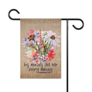Scripture Garden Flag, His Mercies Are New Every Morning, Double Sided ...