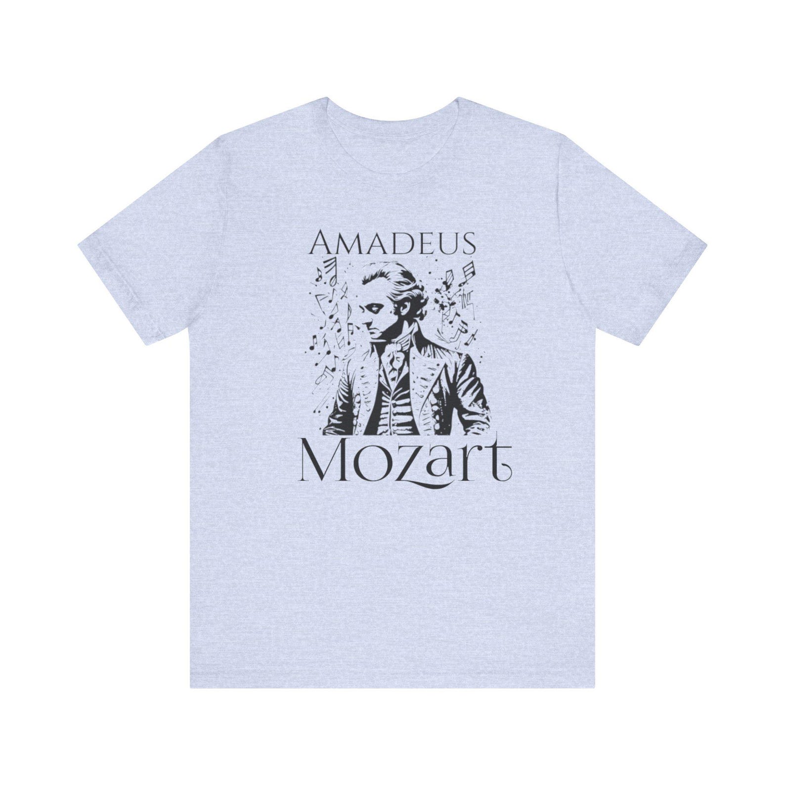 Mozart Shirt, Classical Music Gift, Music Lovers Shirt, Music Teacher ...