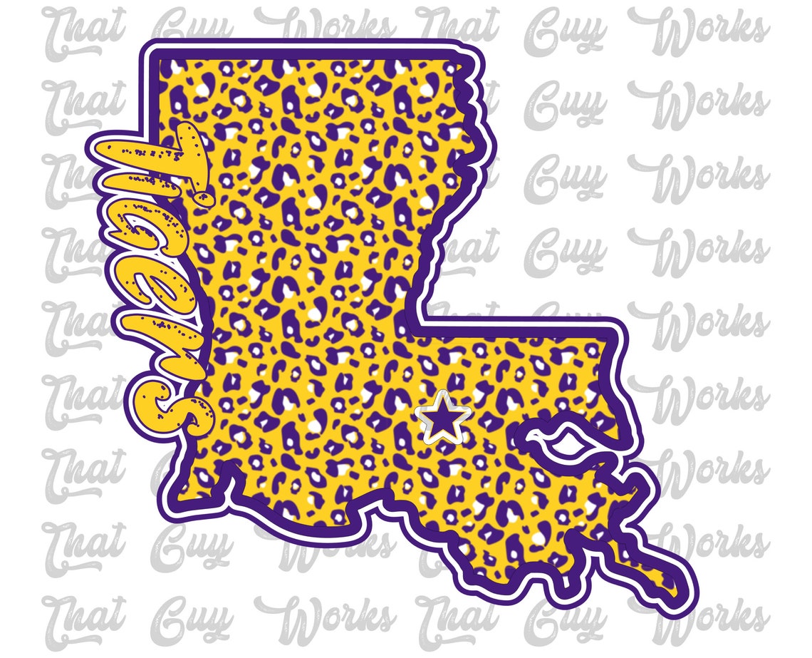 Tigers State Leopard Instant Download PNG | Etsy