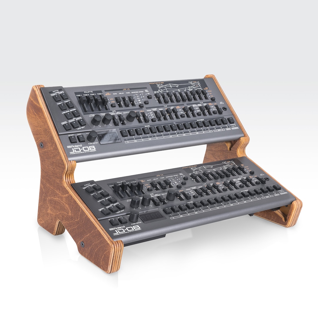 Roland Boutique Synthesizer 2-tier Wooden Stand / Boutique Stand ...
