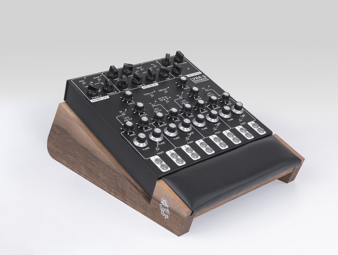 Soma Lyra 8 Custom Stand With Wrist Pad Rack Solid Walnut Wood - Etsy