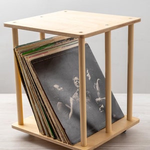 Vinyl Record Storage - Vinyl Record Organizer on Wheels - Rolling Vinyl ...
