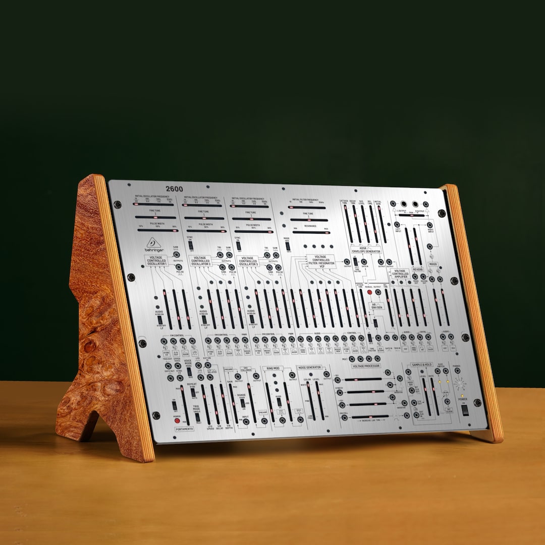 Behringer 2600 Vinyl Skin Sticker / Silver Metal Texture / Metal Effect ...