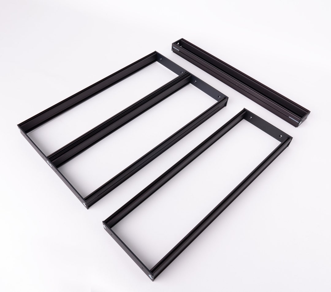 Black Eurorack Rails Frame: 84HP Modular Synthesizer DIY Case - Etsy