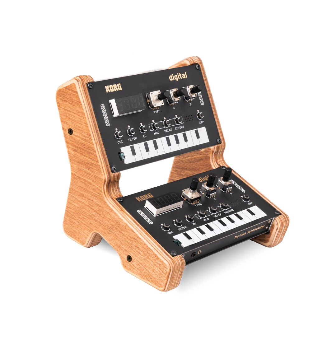 Korg 2-tier Wooden Stand for Korg NTS-1 & NTS-2 , Korg NTS-1 Stand ...
