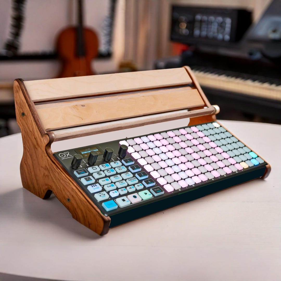 Oxi One 2-tier Wooden Stand + Second Floor for FX and Synths ...