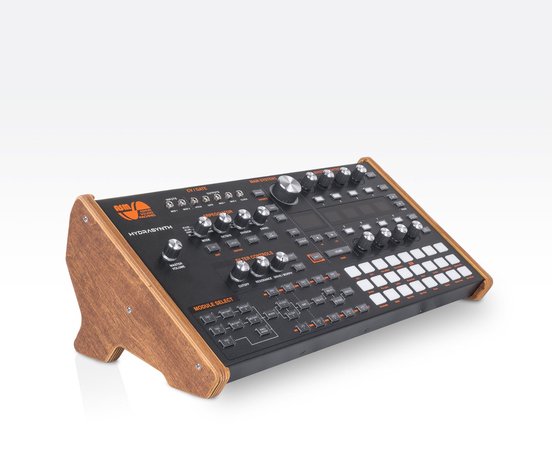 ASM Hydrasynth Desktop Wooden Stand - 45 Degree Angle - Etsy