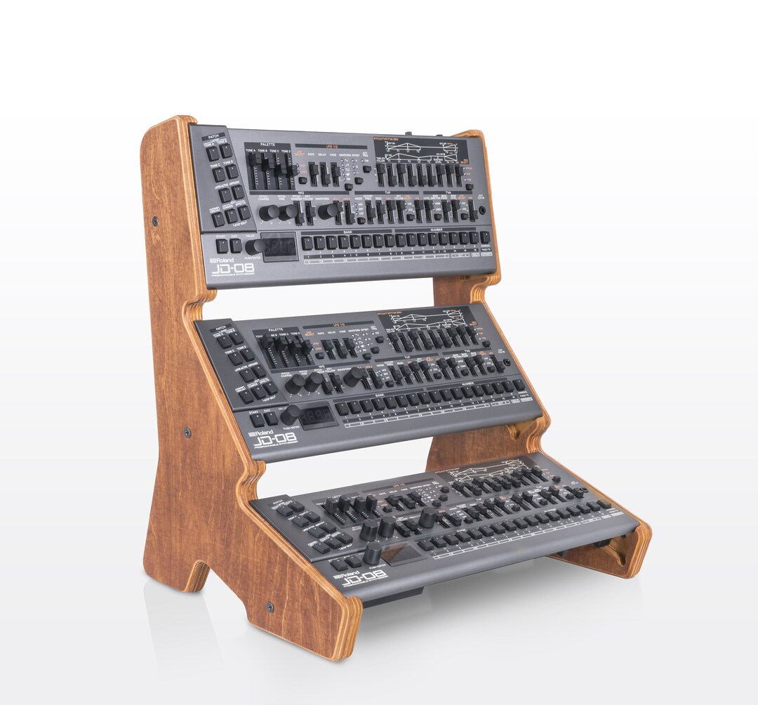 Roland Boutique Synthesizer 3-tier Wooden Stand / Boutique Stand ...