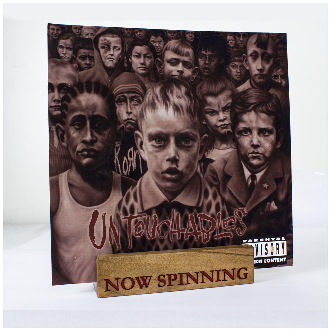 Vinyl Record Stand- Now Spinning Display- Customizable Vinyl Stand ...