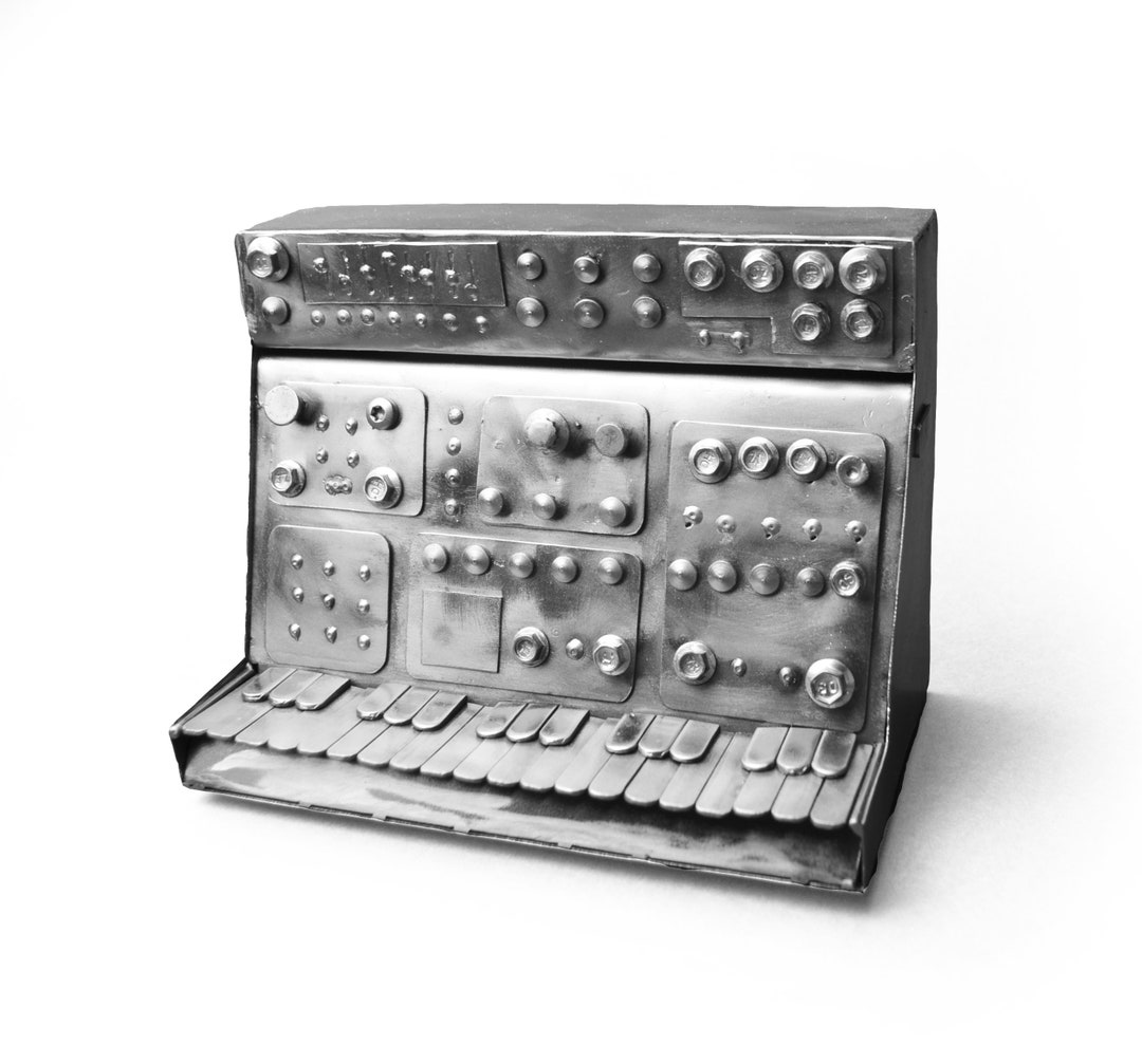 Fully Handmade Metal Miniature Synthesizer, Gift for Musician ...
