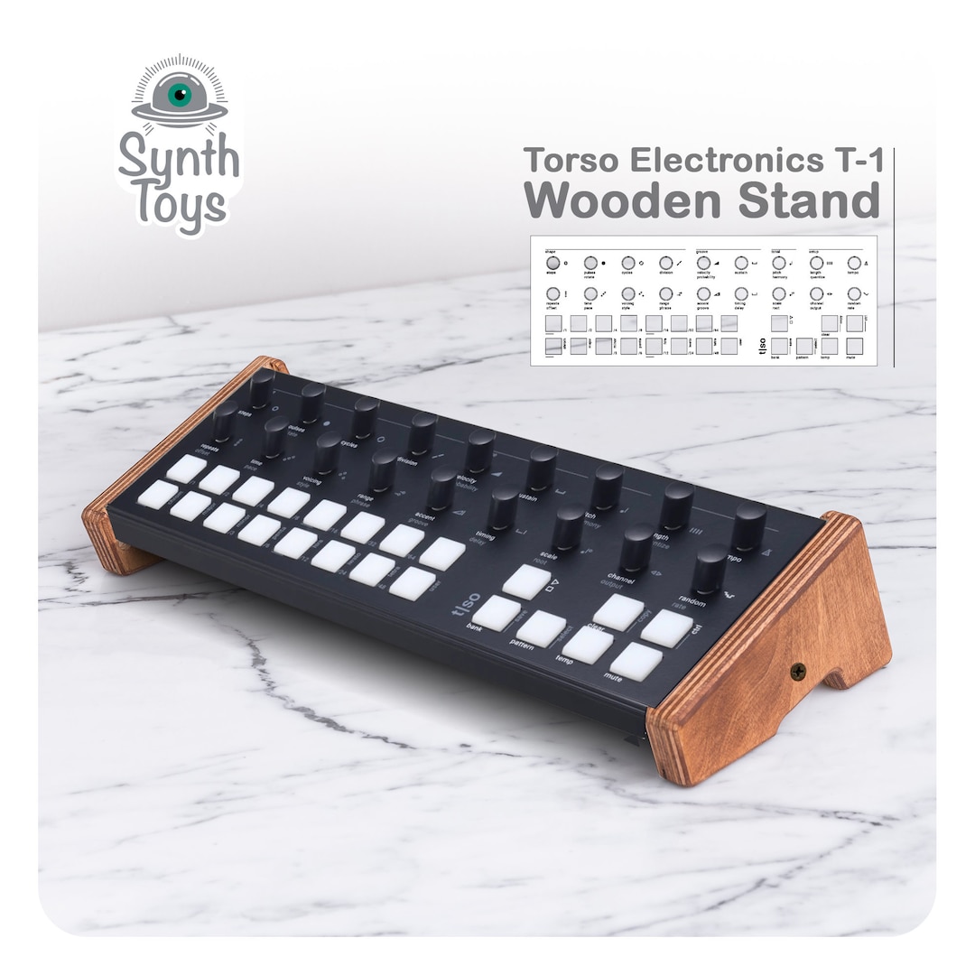 Torso Electronics T-1 Wooden Stand/ T-1 Sequencer Stand / Synthesizer ...