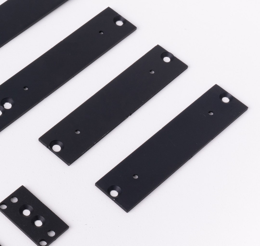 Eurorack Case Bracket Kits in Anodized Black, Eurorack Case DIY ...