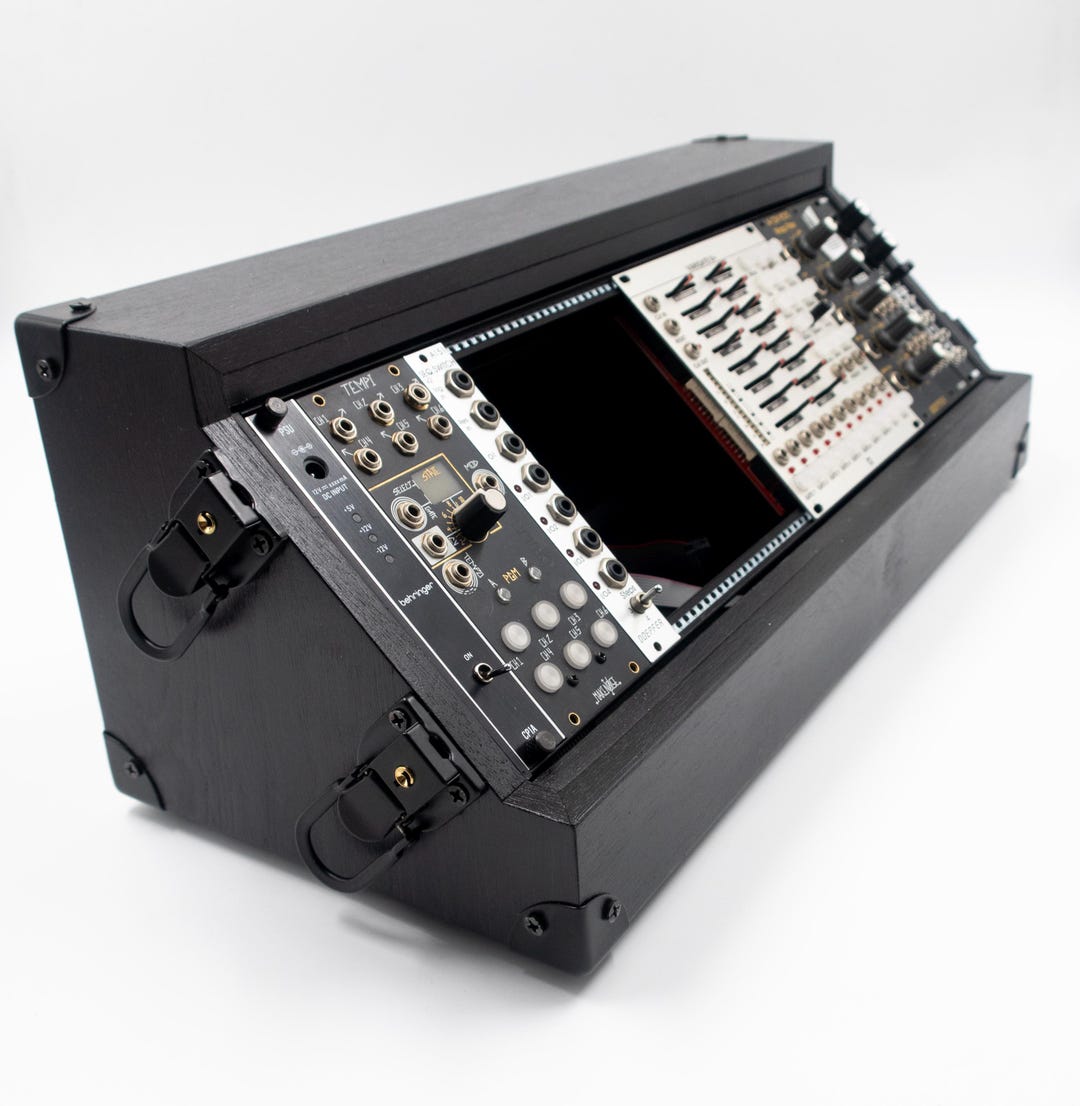 Portable Eurorack Case + Eurorack Rails Frame + M3 Threaded Strip, 3U X ...