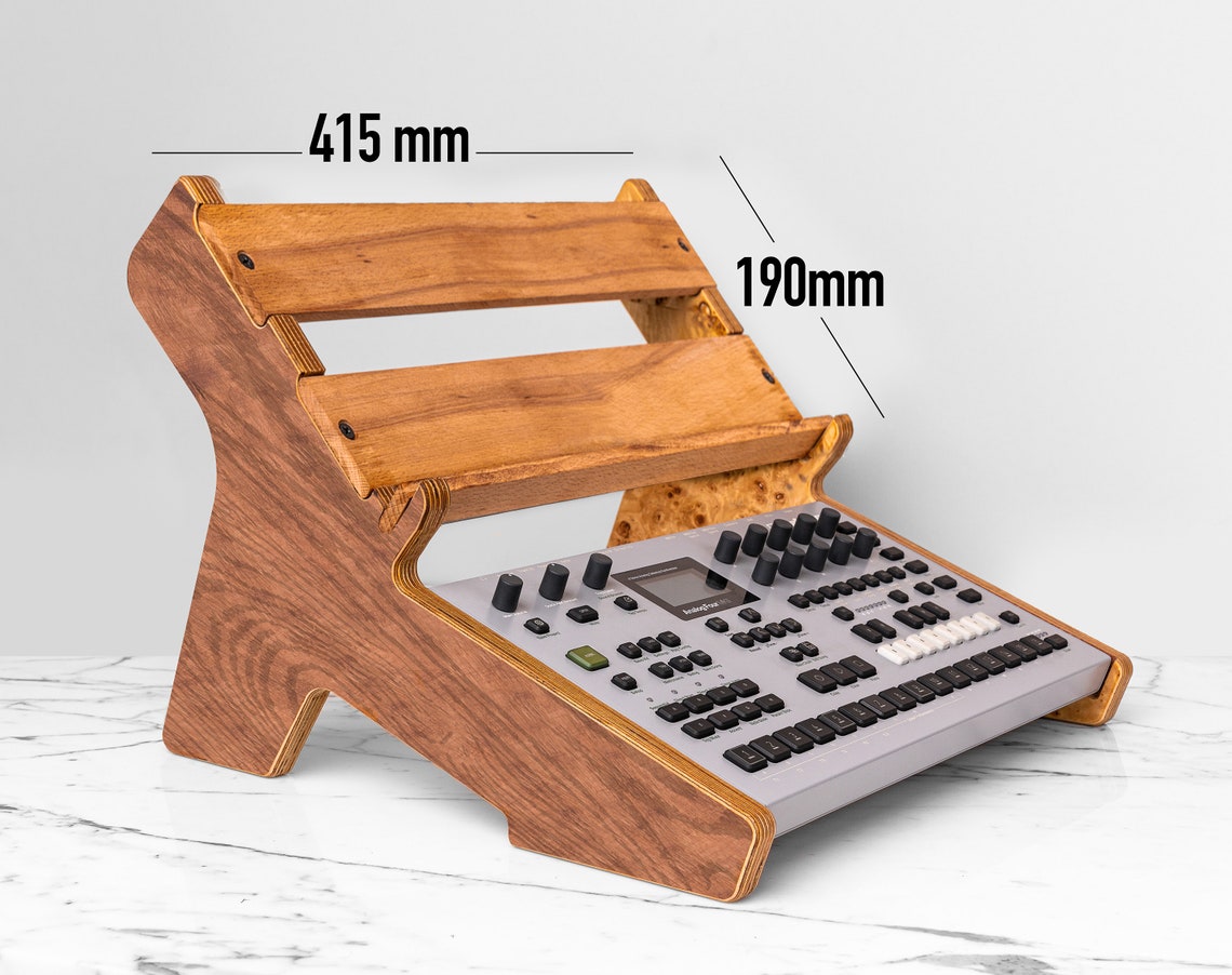 Elektron 2-tier Wooden Stand for Analog Four MKII and Analog Rytm MKII ...