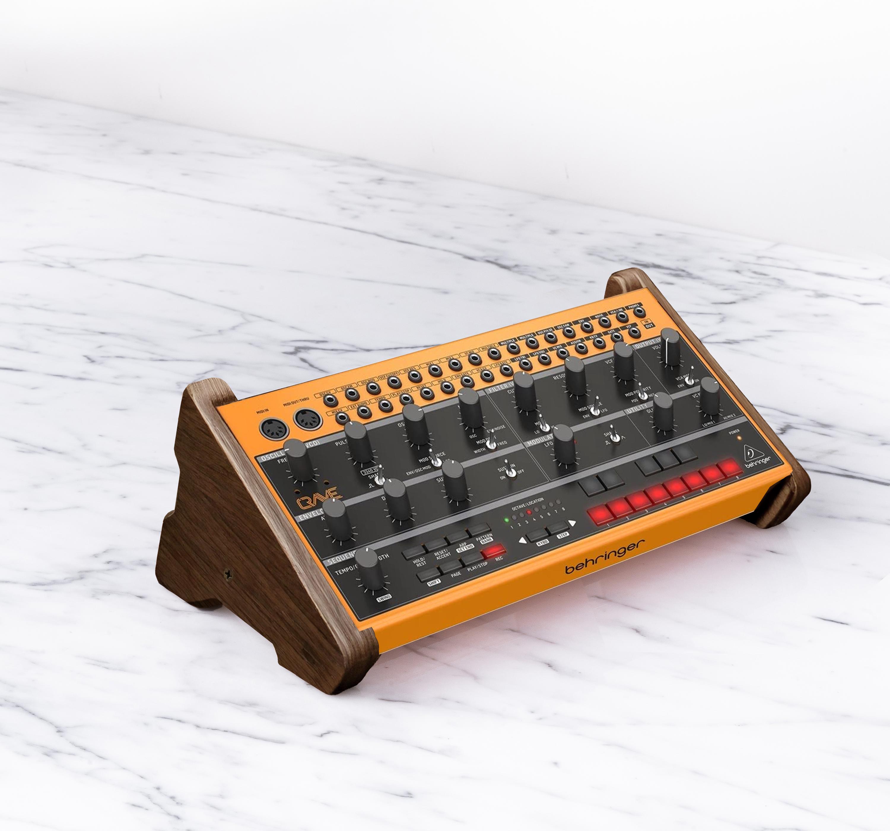 Synthesizer Stand: Behringer Edge, Crave, Spice - Two Angles - Etsy
