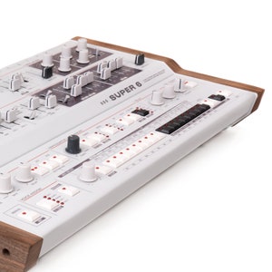UDO Super 6 Desktop Walnut Wood Side Panel , Synthesizer Stand, Super 6 ...
