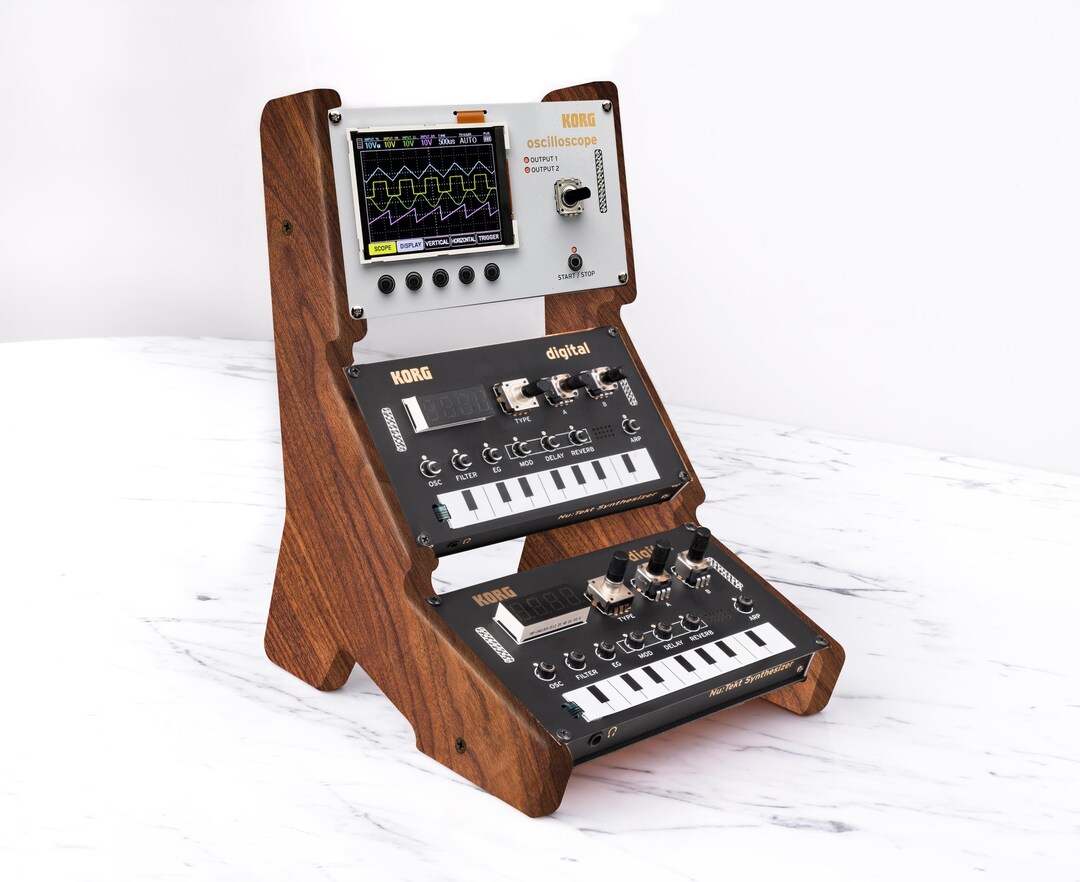 Korg 3-tier Wooden Stand for Korg NTS-1, Nts-1 Mkii & NTS-2 , Korg NTS ...