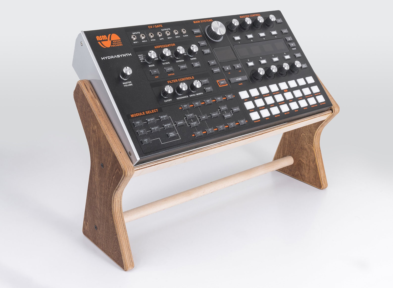 Second Floor Desktop Synthesizer Stand: Music Studio Pedalboard - Etsy